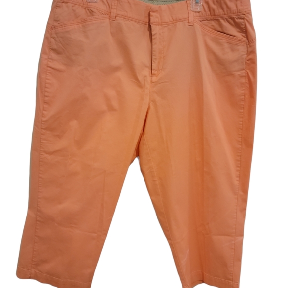 intro. | Shorts | Capri Pants 8w Peach Comfort Waist And Zip Front By ...